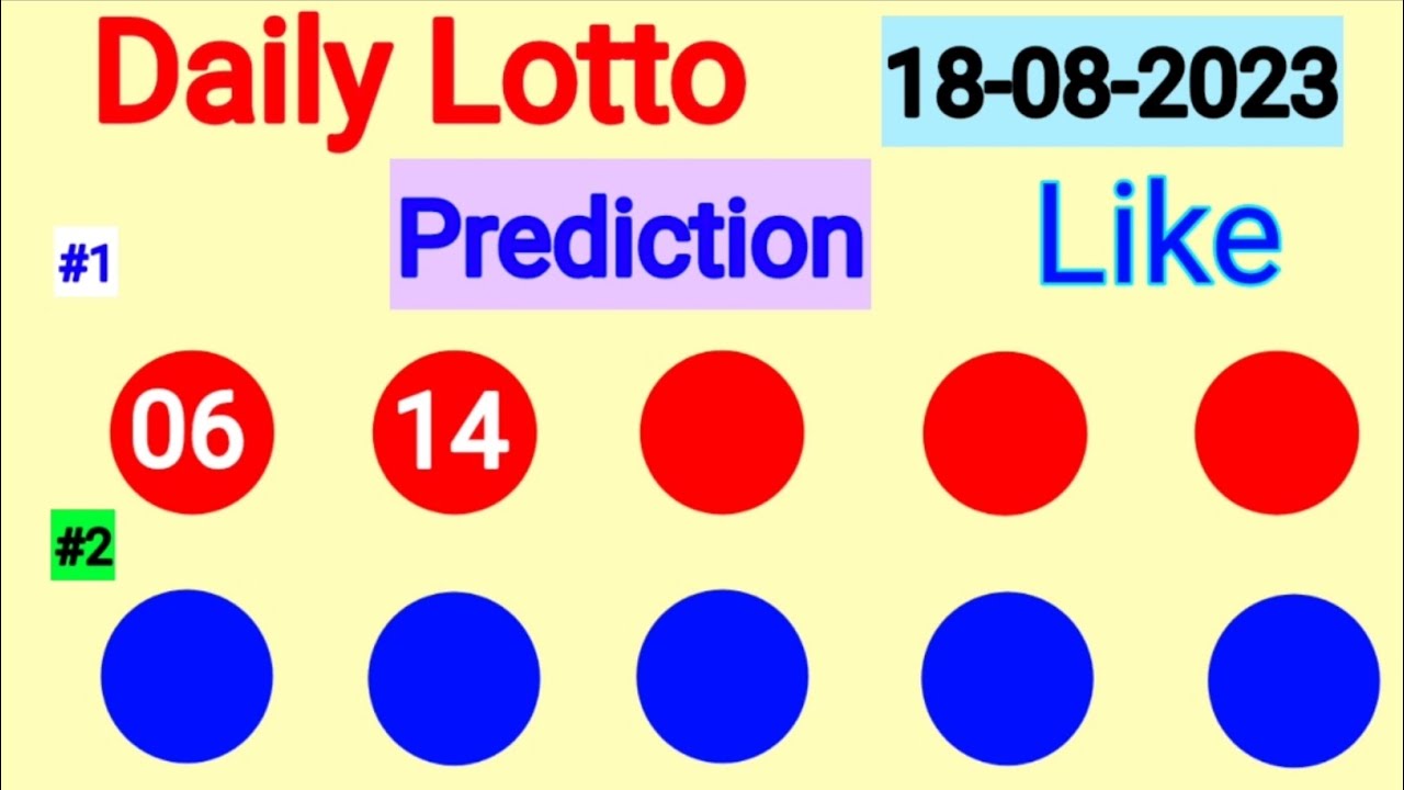 Daily Lotto Prediction For Today | SA Daily Lotto Prediction 18 August ...