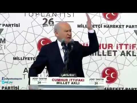 İşte cesaret işte feraset DEVLET BAHÇELİ'NİN her yerde aranan videosu