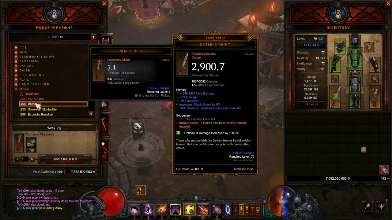 Diablo III Getting the Map of the stars and what to do with wirt's leg ...