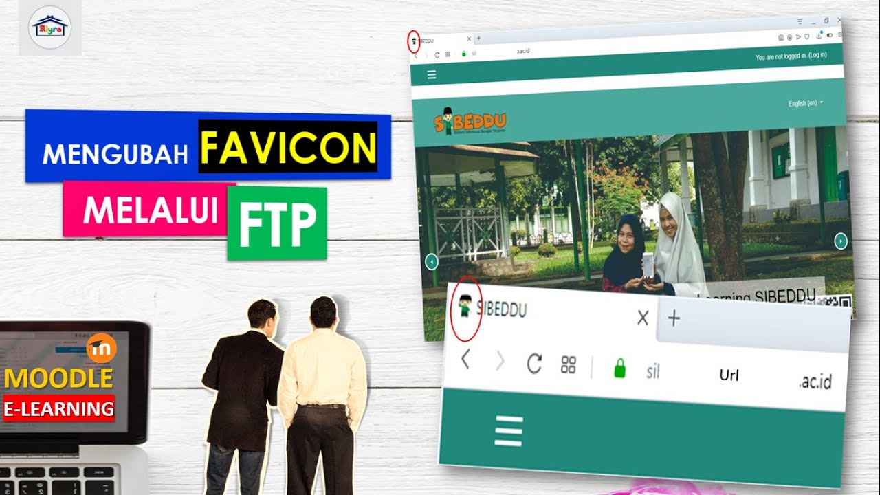 Bagaimana Mengubah Favicon Moodle E-Learning Melalui FTP ? - YouTube