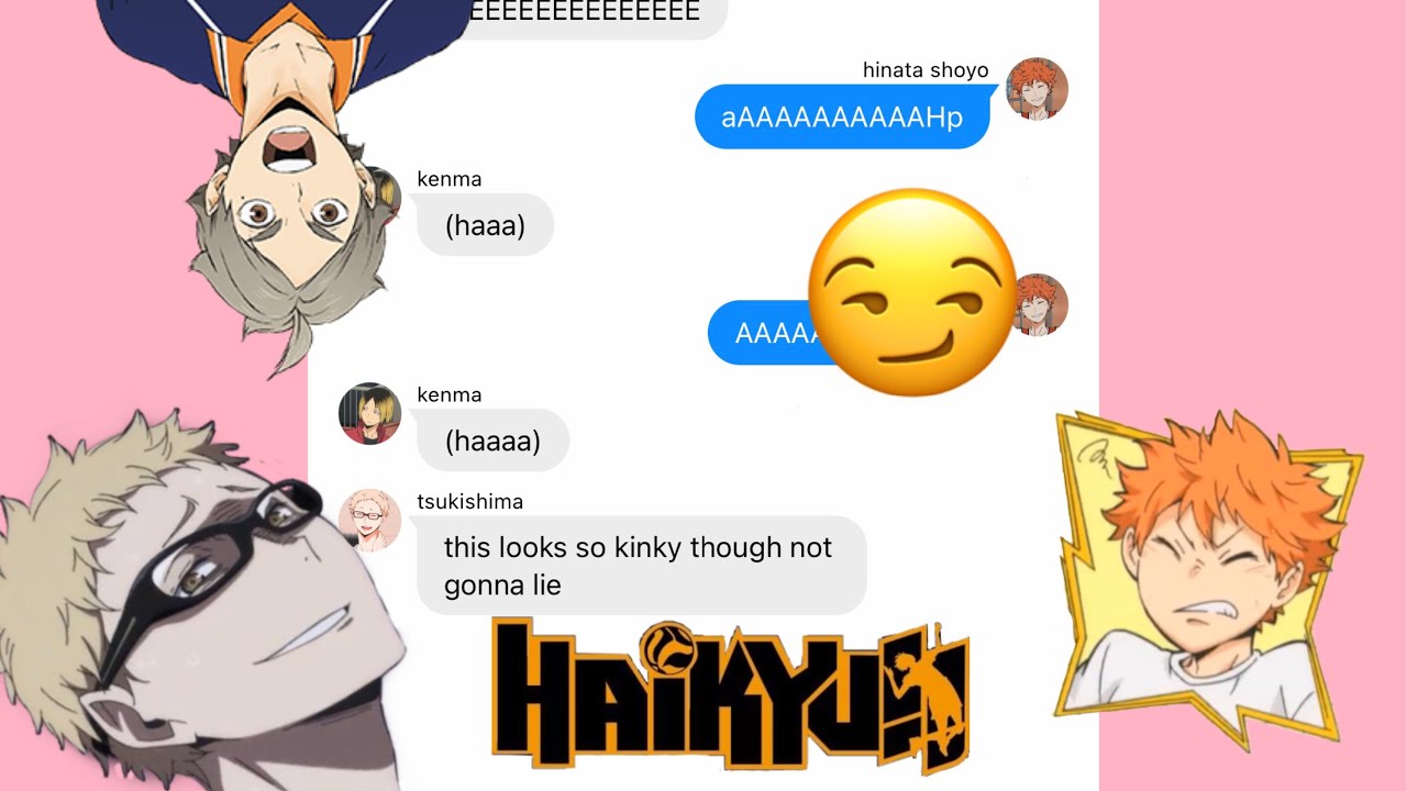 haikyuu!! texts // into the unknown - lyric prank - YouTube