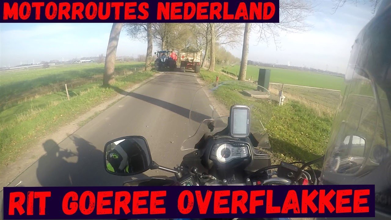 Motorroutes Nederland rondje Goeree Overflakkee. - YouTube