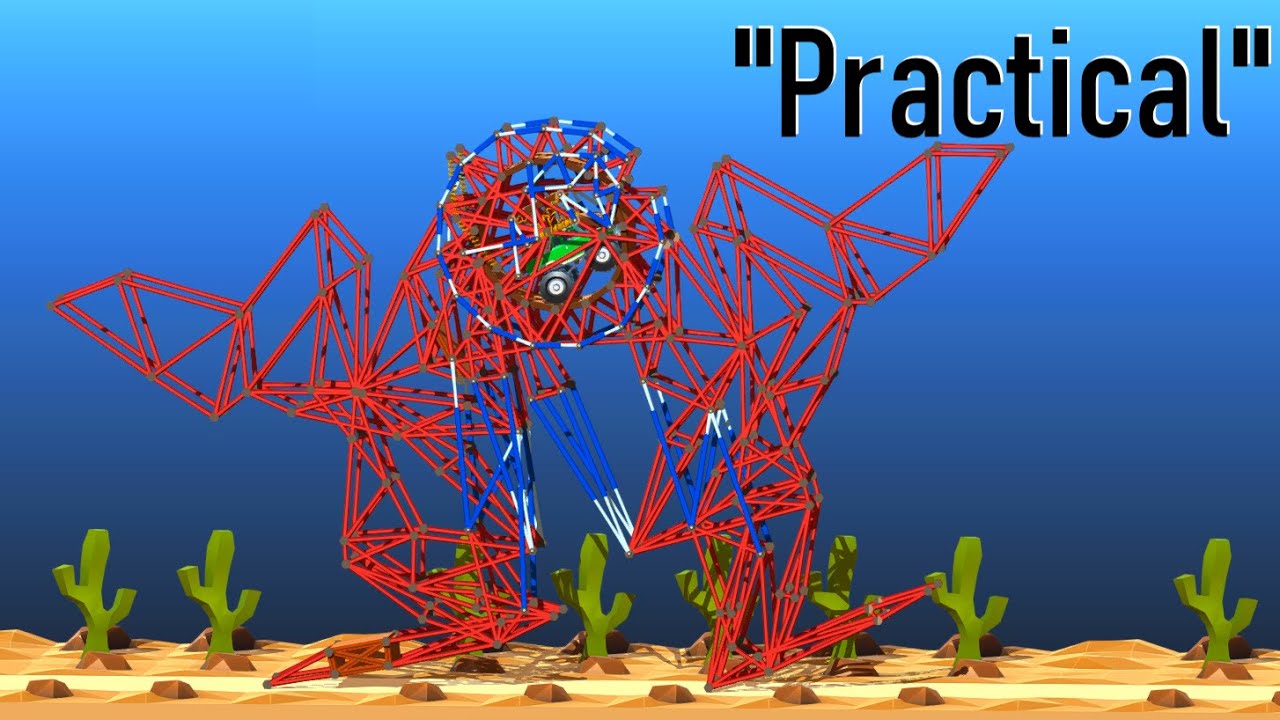 Making a Working Mech Suit in Poly Bridge 2 - YouTube