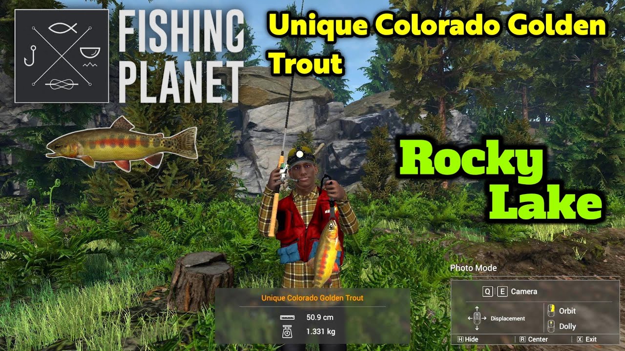 Unique Colorado Golden Trout Rocky Lake - Fishing Planet - YouTube