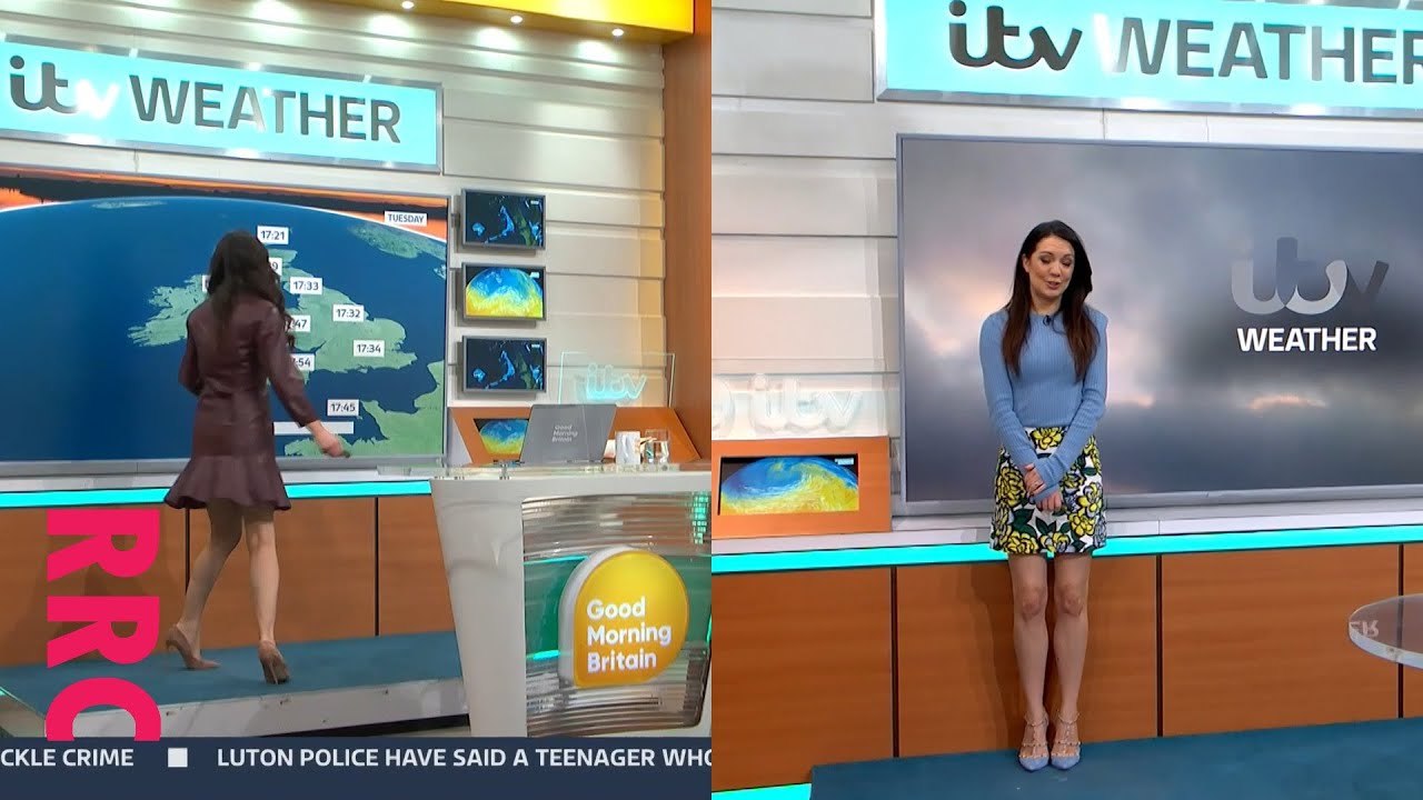 Laura Tobin @pretty short skirt duo - YouTube