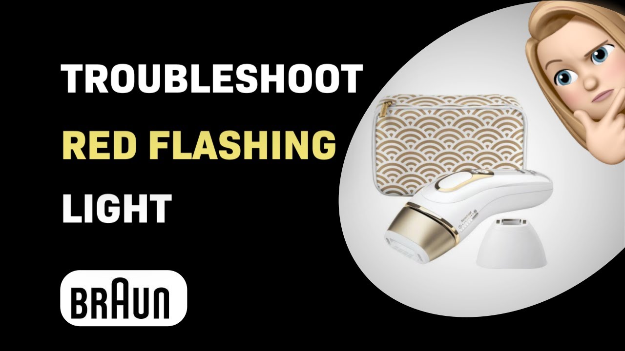 How to Troubleshoot Red Flashing Light on Braun Silk·expert Pro 5 - YouTube