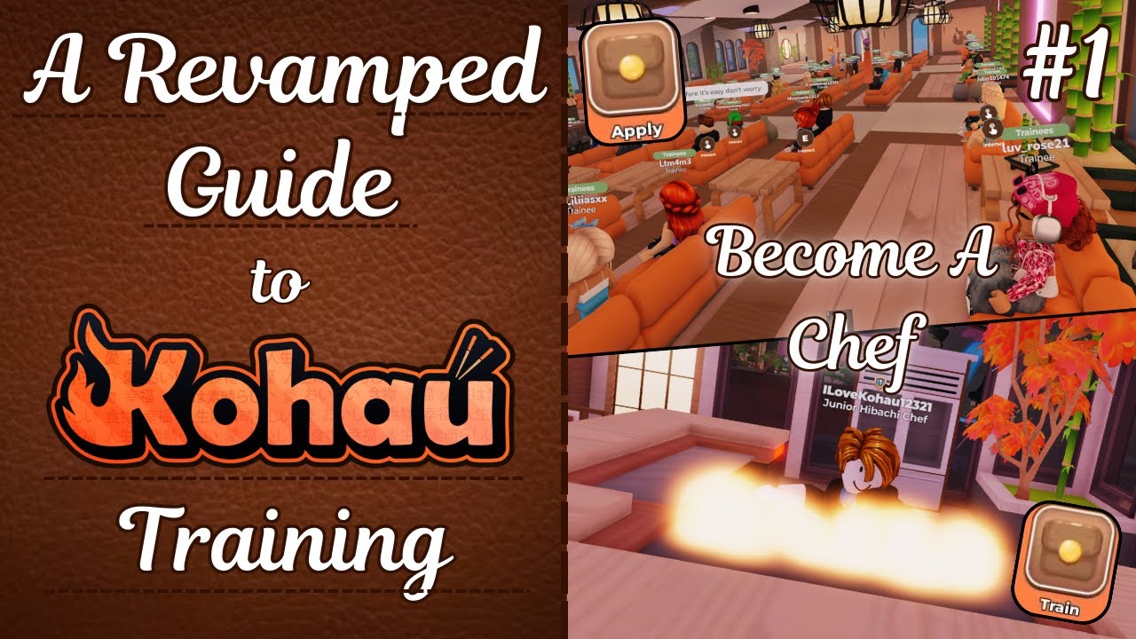 A Revamped Guide To Kohau: How To Become A Chef | Roblox Kohau Hibachi ...