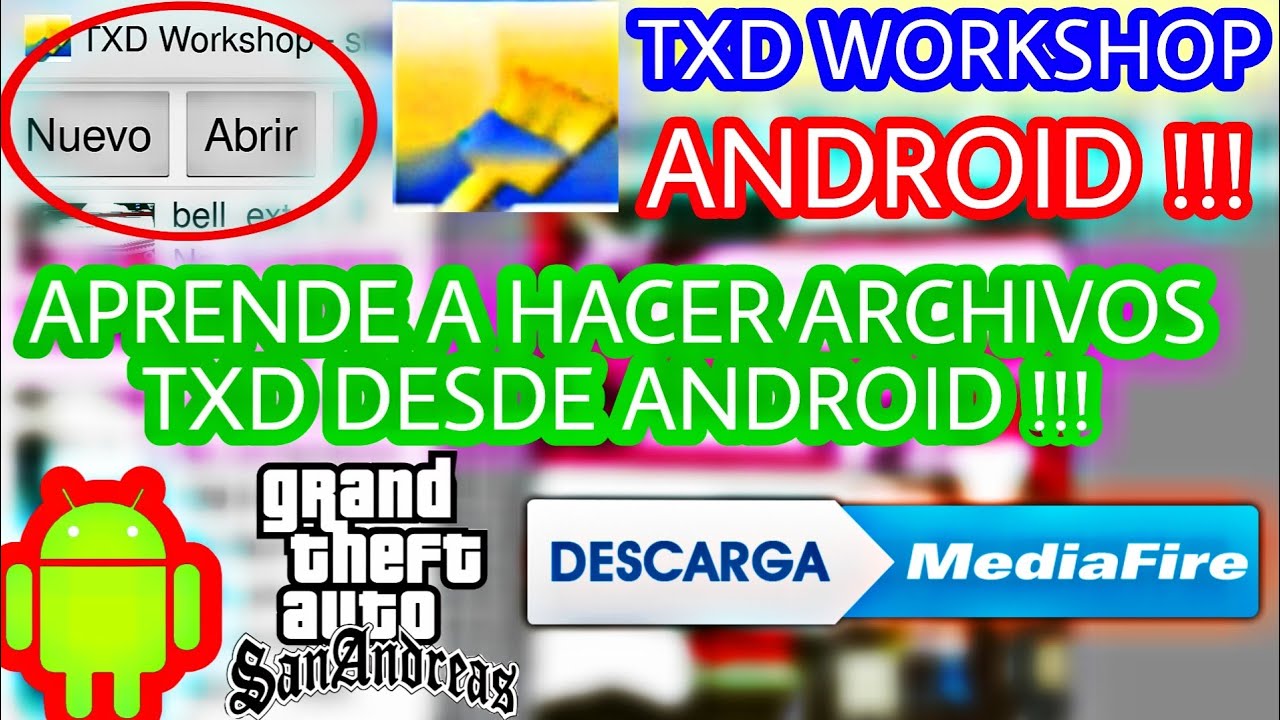Cómo Hacer Archivos txd En Android | Tutorial exprés - YouTube
