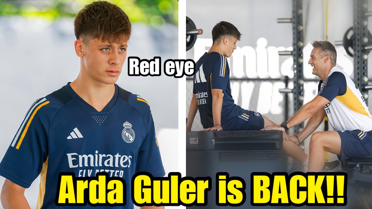 Arda Guler is Back!! To face Manchester United Vs Real Madrid game ...