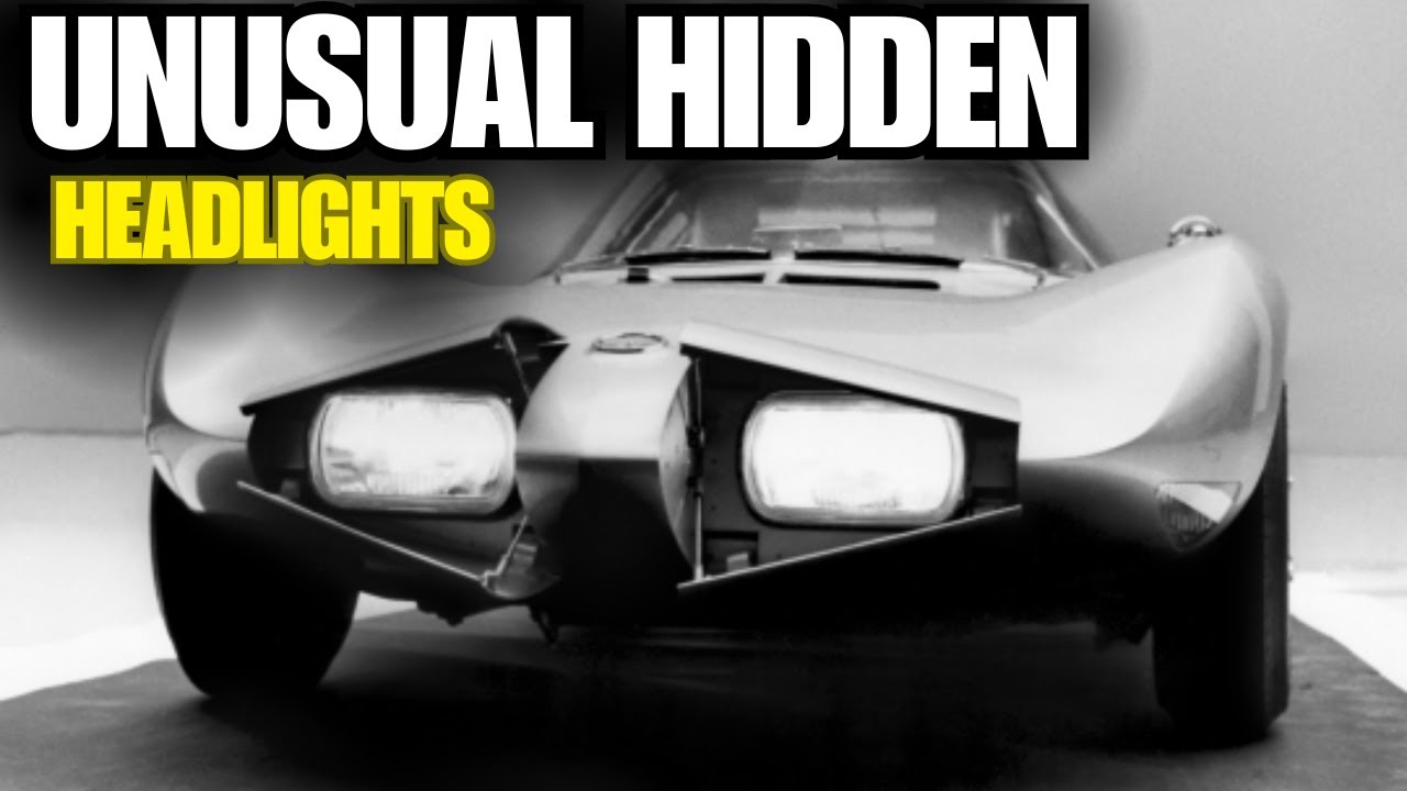 The 10 Most Unusual Hidden Headlights in Automotive History - YouTube
