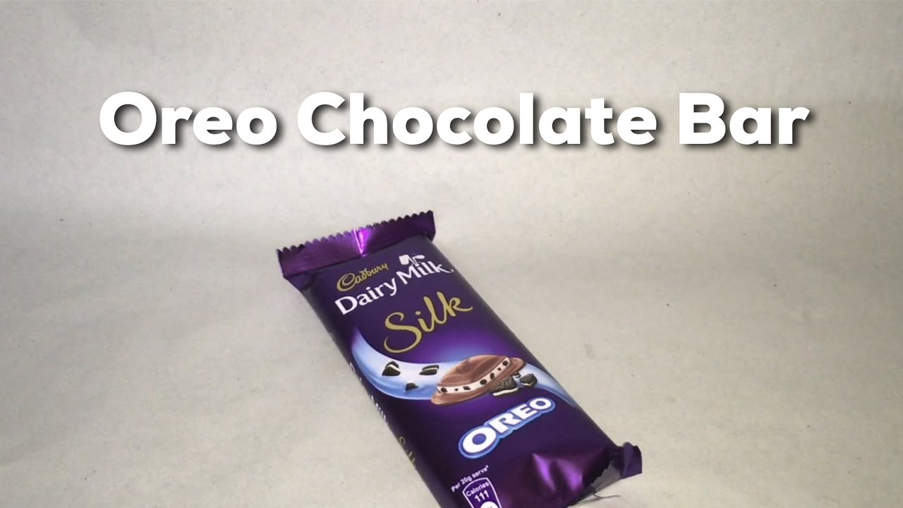 Cadbury Dairy Milk Oreo Bar - YouTube