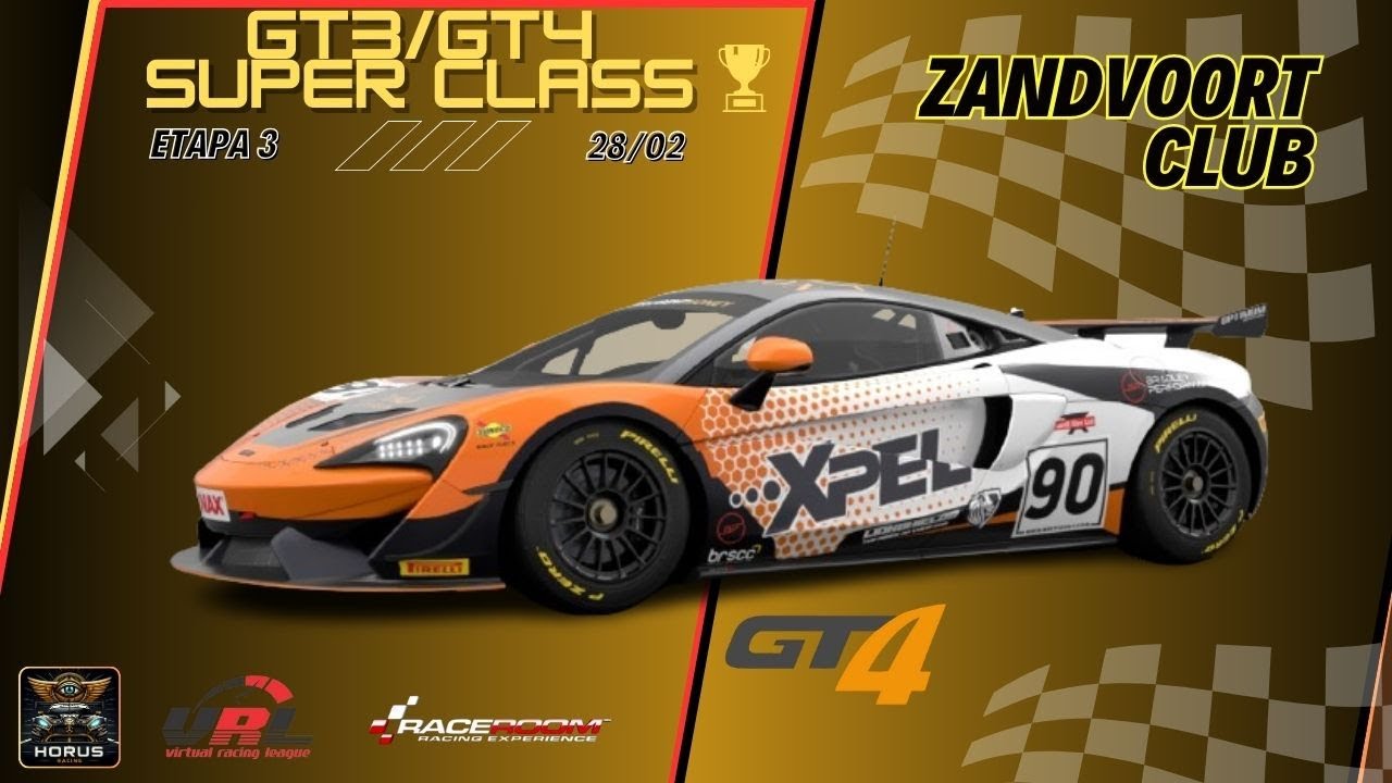 RACEROOM - CAMPEONATO SUPER CLASS GT3/GT4[VRL] - ZANDVOORT CLUB ...