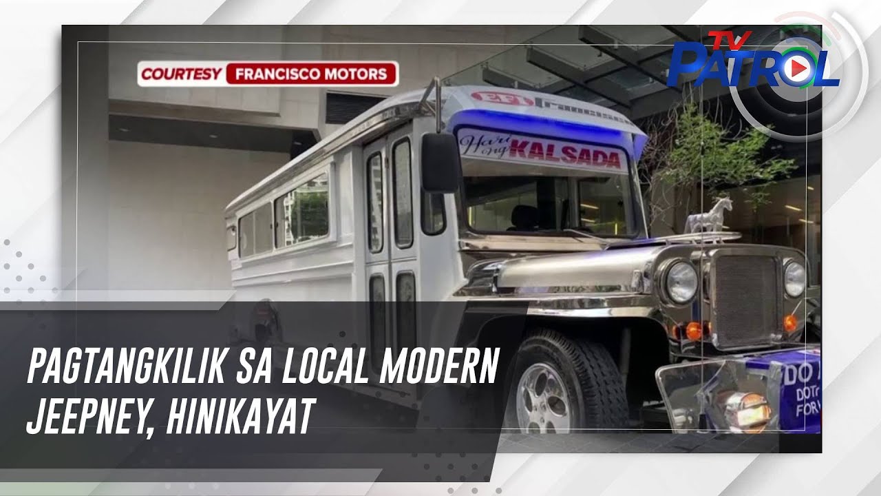 Pagtangkilik sa local modern jeepney, hinikayat | TV Patrol - YouTube