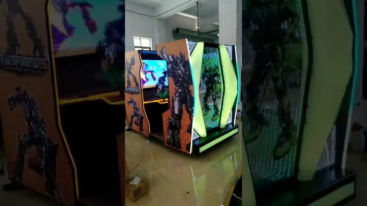 Indoor video arcade game transformers shooting machine simulator arcade ...