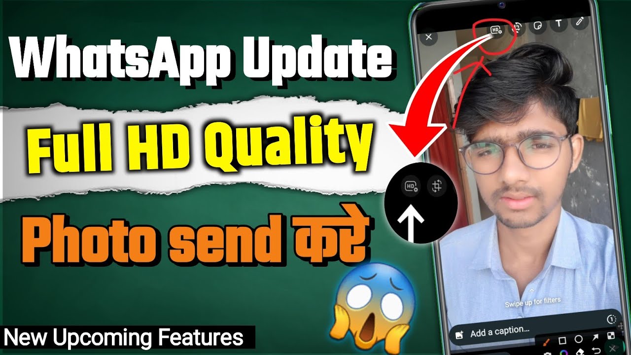 whatsapp HD me photo send kaise kare| Send the photo in HD Quality ...