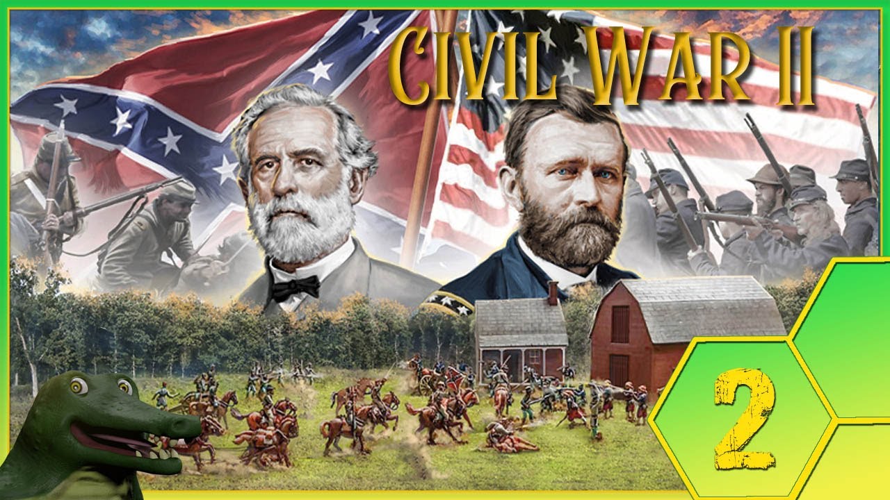 AGEOD's American Civil War II - USA Campaign 1861 1865 - Part 2 - YouTube