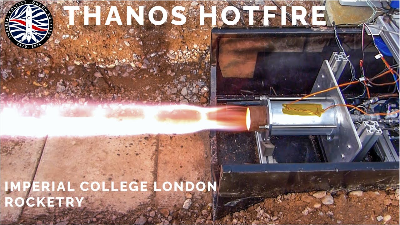 Thanos First Hotfire: Witness the First UK Student Liquid Rocket Engine ...