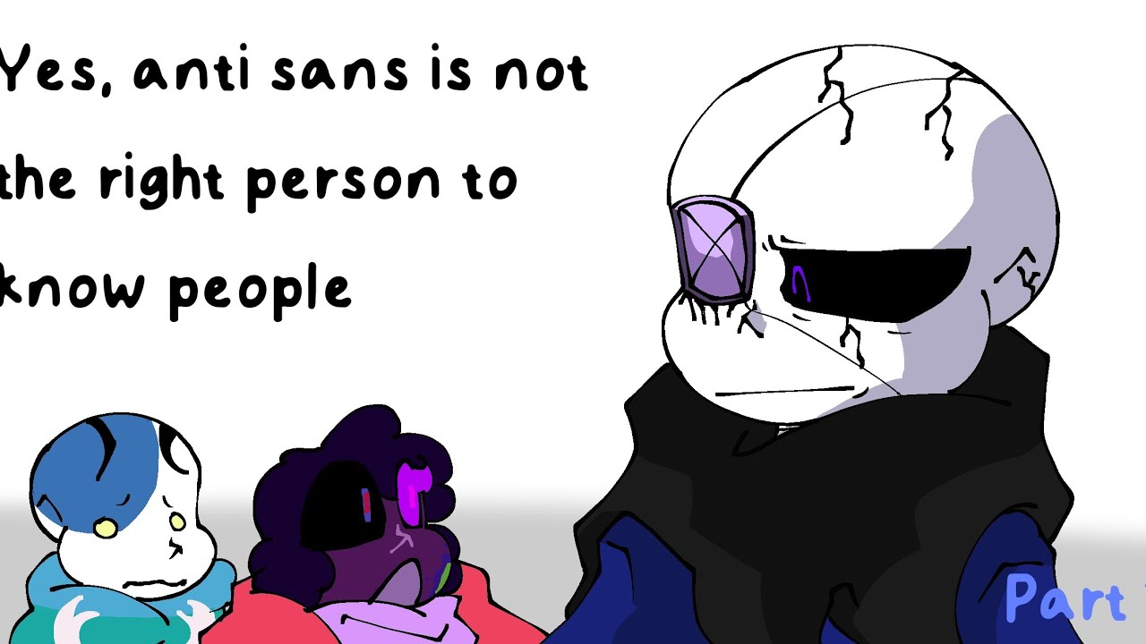 Undertale-Au'S•|Anti sans meets the twO fan children of Epic sans and ...