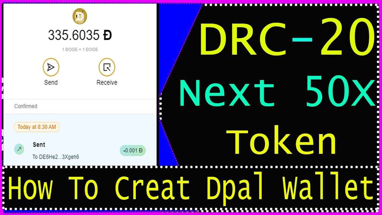 DRC 20 Big Update | Binance DRC 20 Token Listing | How To Creat DPAL Wallet | Next 50X DRC 20 ...
