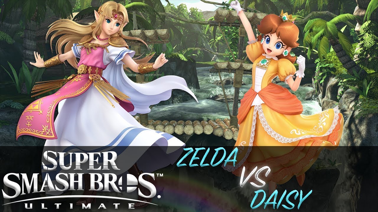 Zelda vs Daisy - Super Smash Bros Ultimate - 1080p60fps - YouTube