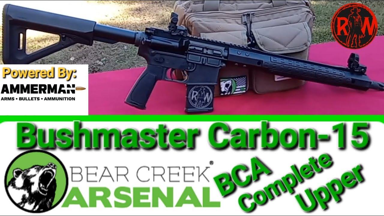 Bushmaster Carbon-15 With Bear Creek 16" Complete Upper Sunday Range ...