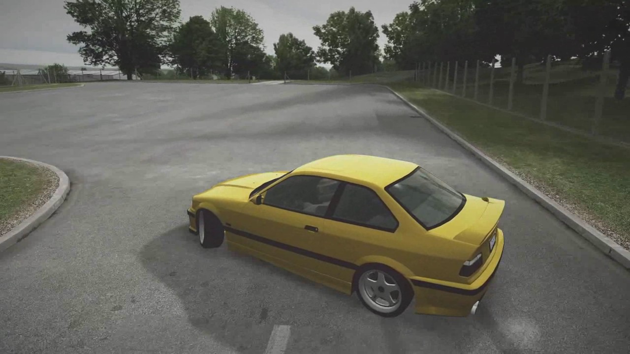 LFS - Bmw e36 - YouTube