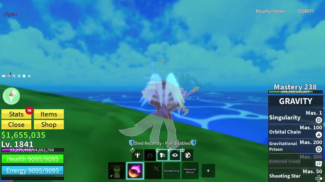 Roblox blox fruits gravity rework - YouTube