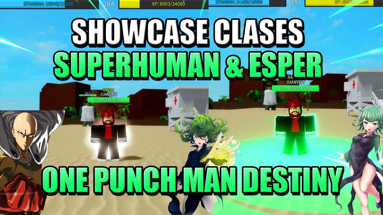 SHOWCASE A LAS PODEROSAS CLASES SUPERHUMAN & ESPER | ONE PUNCH MAN ...