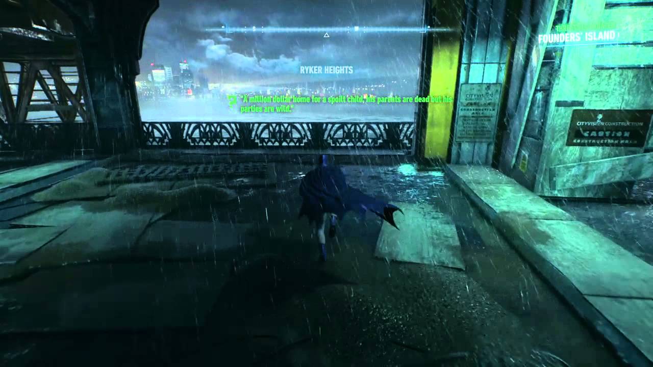 Batman™: Arkham Knight - Founders' Riddle # 2 (Wayne Manor) - YouTube