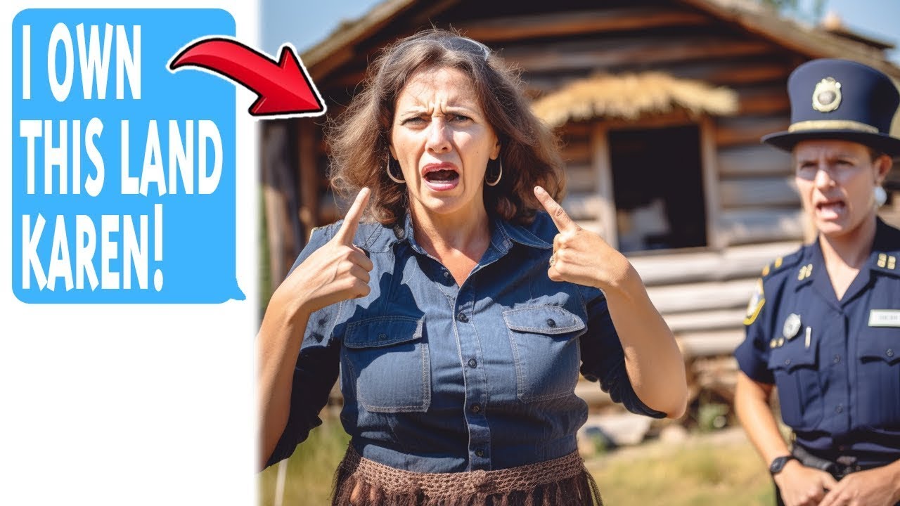 NEIGHBOR CALLS POLICE AFTER SEEING ME ON "HER" LAND! Officer, I'm the ...