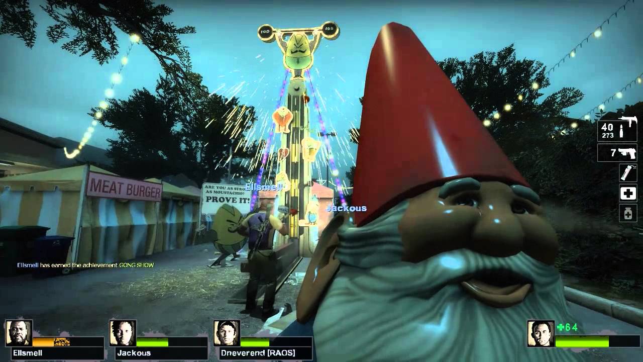 Left 4 Dead 2 : Guardin Gnome Achievement - YouTube