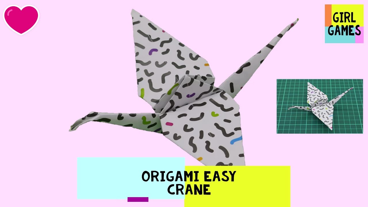 Origami Crane - How to Make A Paper Crane Bird - Easy Origami Crane ...