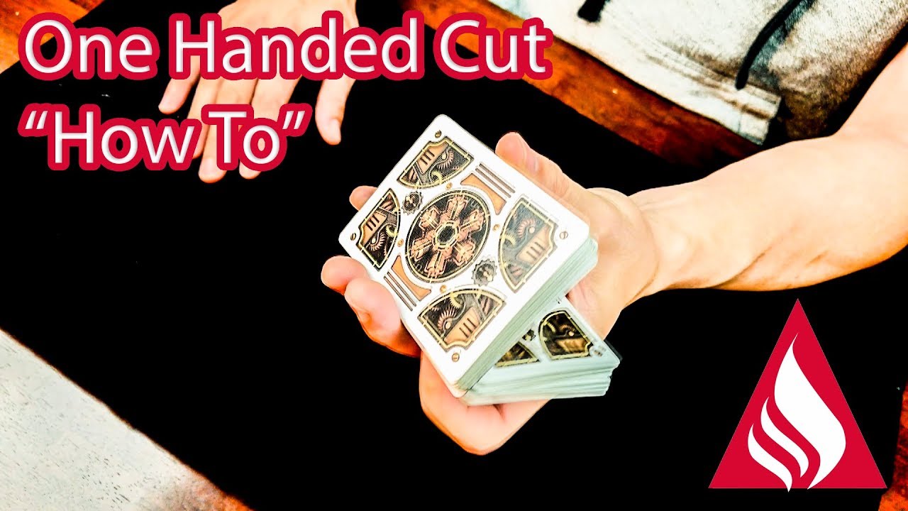 How to One Handed Cut| Cardistry Tutorial Charlier - YouTube