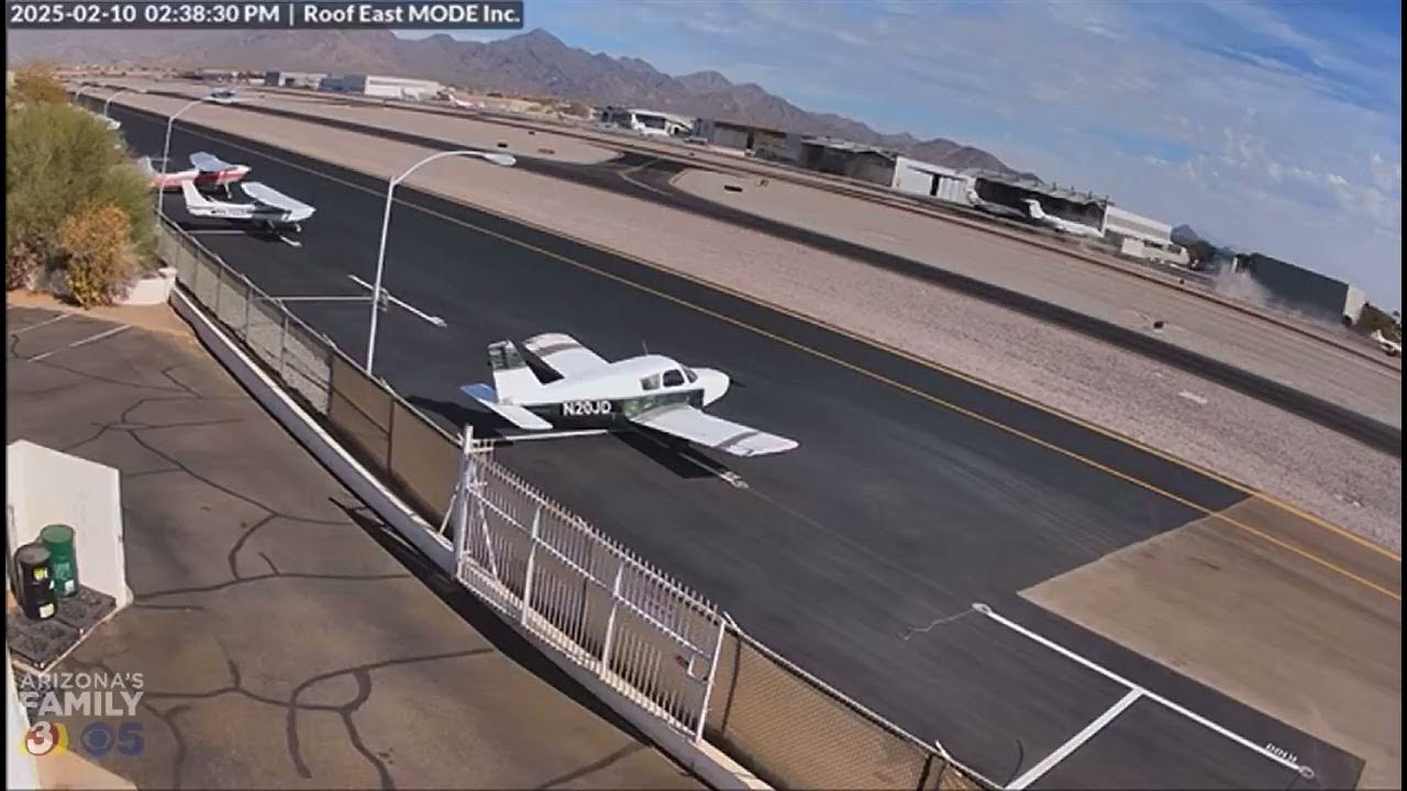Bombardier Learjet 35A [N81VN] crashed into a Gulfstream G200 [N199DF] at Scottsdale Airport ...