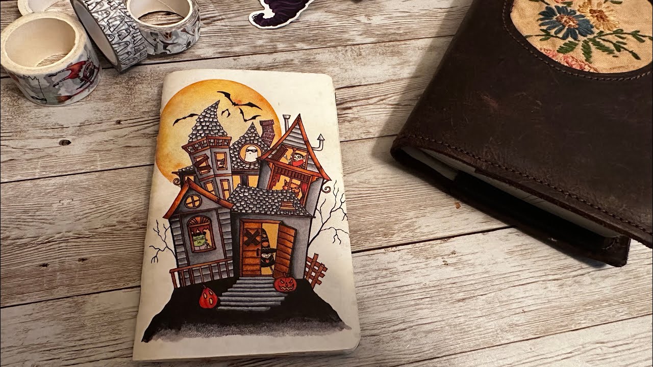 Halloween Pocket Notebook Flip - YouTube