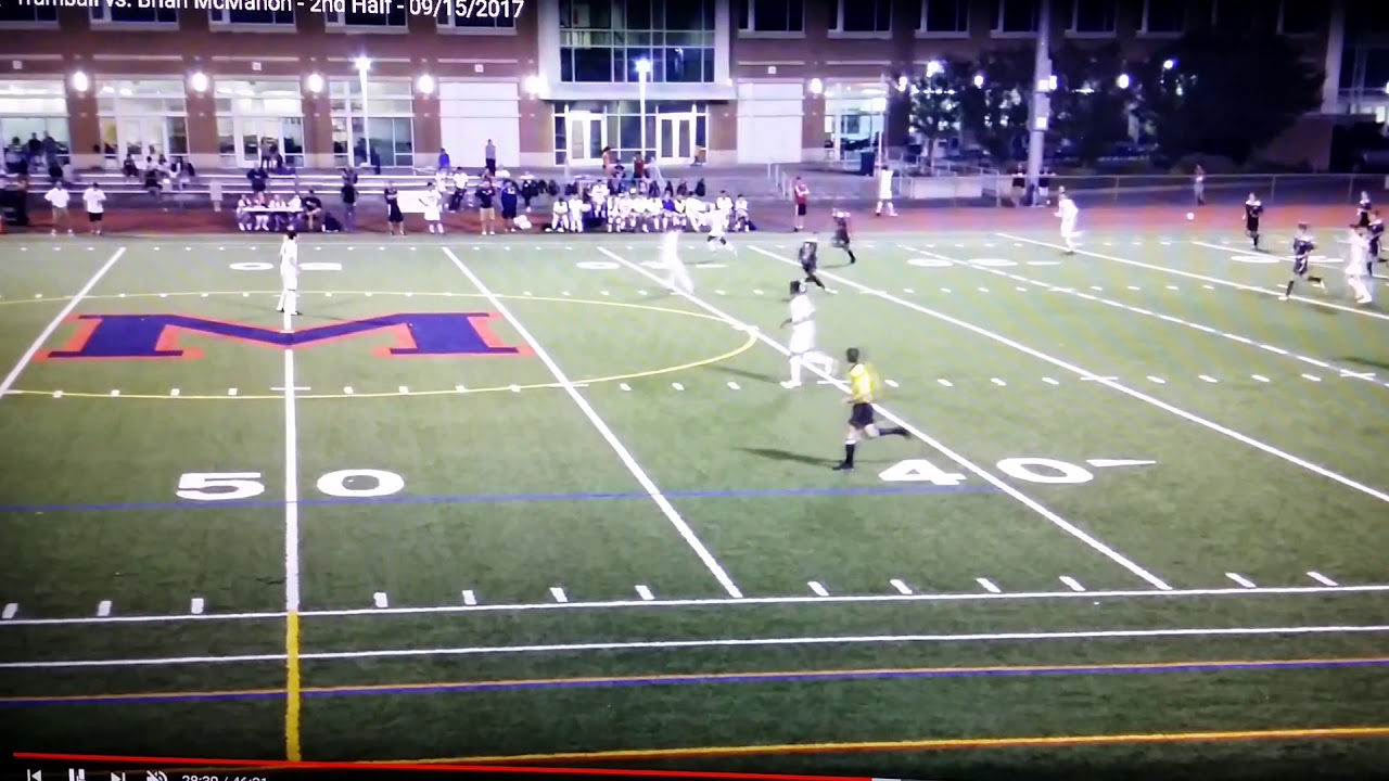 70 yard run to assist a Goal, #14 Black Uni - YouTube