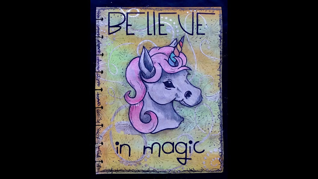 "Believe in magic" Art Journal Page - YouTube
