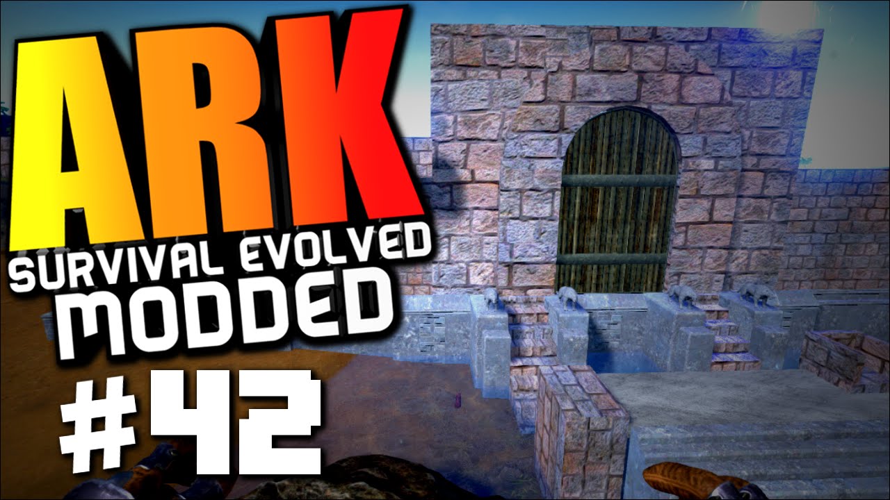 ARK Survival Evolved - ADVANCED ARCHITECTURE MOD & CASTLE MOD! Modded ...
