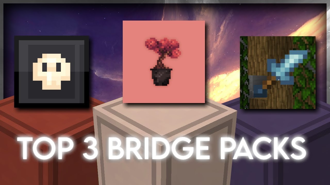 Top 3 Bridge Texture Packs (1.8.9 FPS BOOST) - YouTube