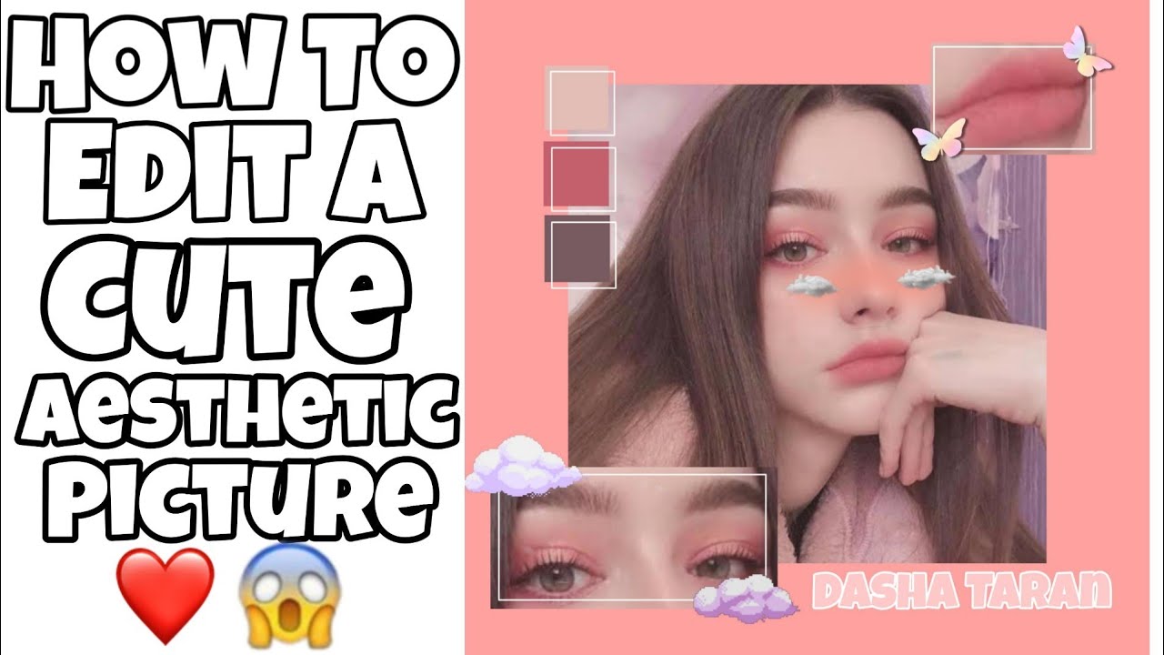 How to Edit a Cute Aesthetic Picture🌸 |CloudyCherry - YouTube