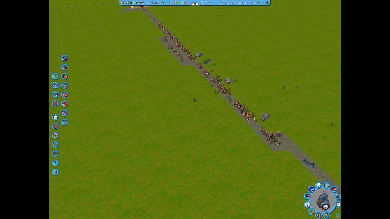 RCT3 - Funny roller coaster crash/explosion- HD - YouTube