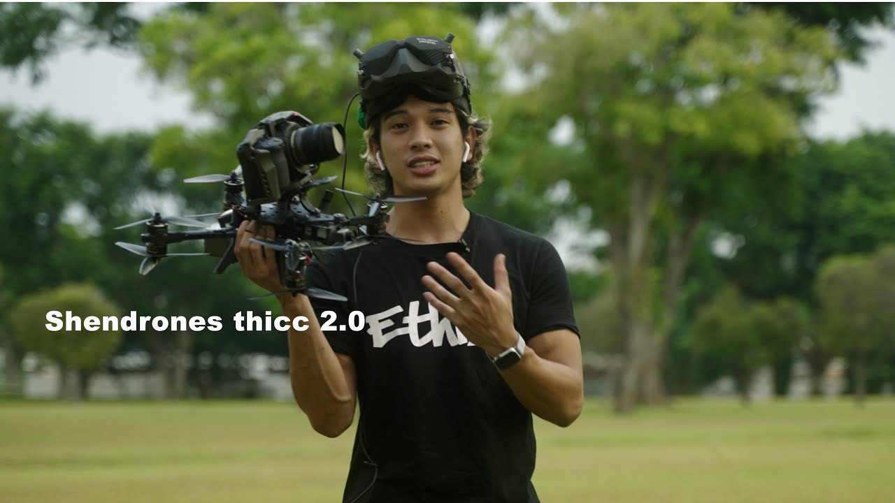 BMPCC4K on my Drone | Cinelifter Shendrones THICC | Test - YouTube
