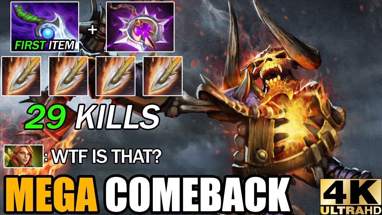 New IMBA First Item Diffusal Blade Clinkz 29 Kills Unstoppable Epic ...