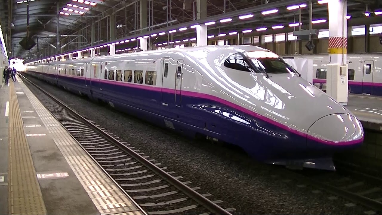 上越新幹線E2系1000番台 とき304号東京行 新潟発車 - YouTube