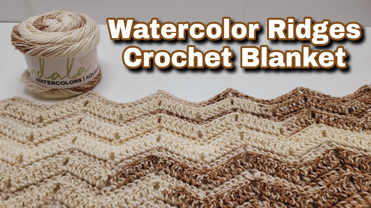 Quick and EASY Crochet Chevron Blanket Tutorial - YouTube