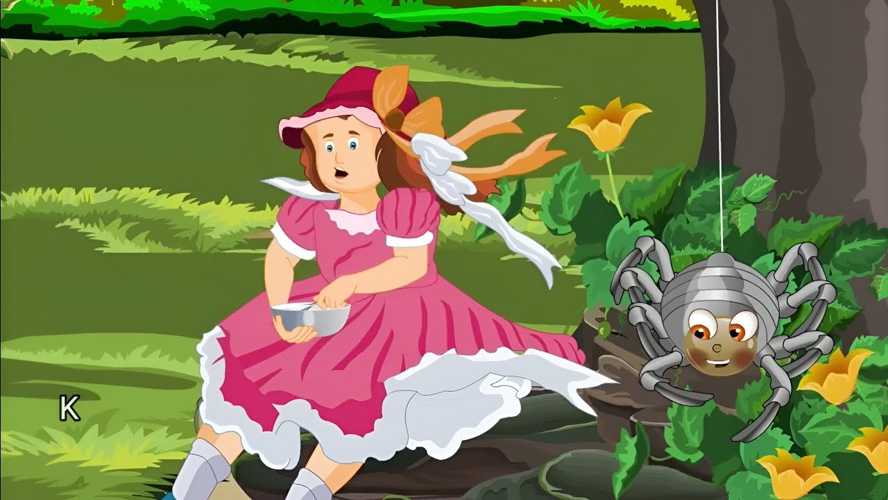 Little Miss Muffet Sat On a Tuffet | Nursery Rhymes & Kids Songs - YouTube