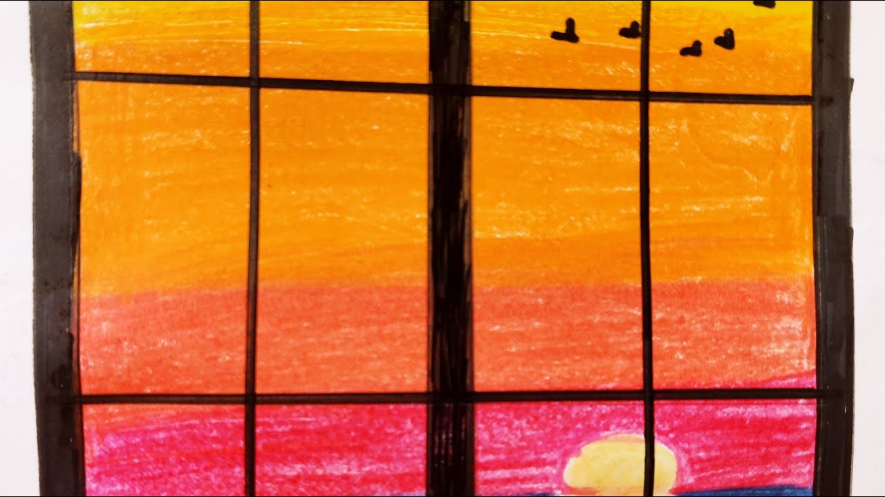 Drawing with Colour pencil || Easy drawing with Colour pencil ...