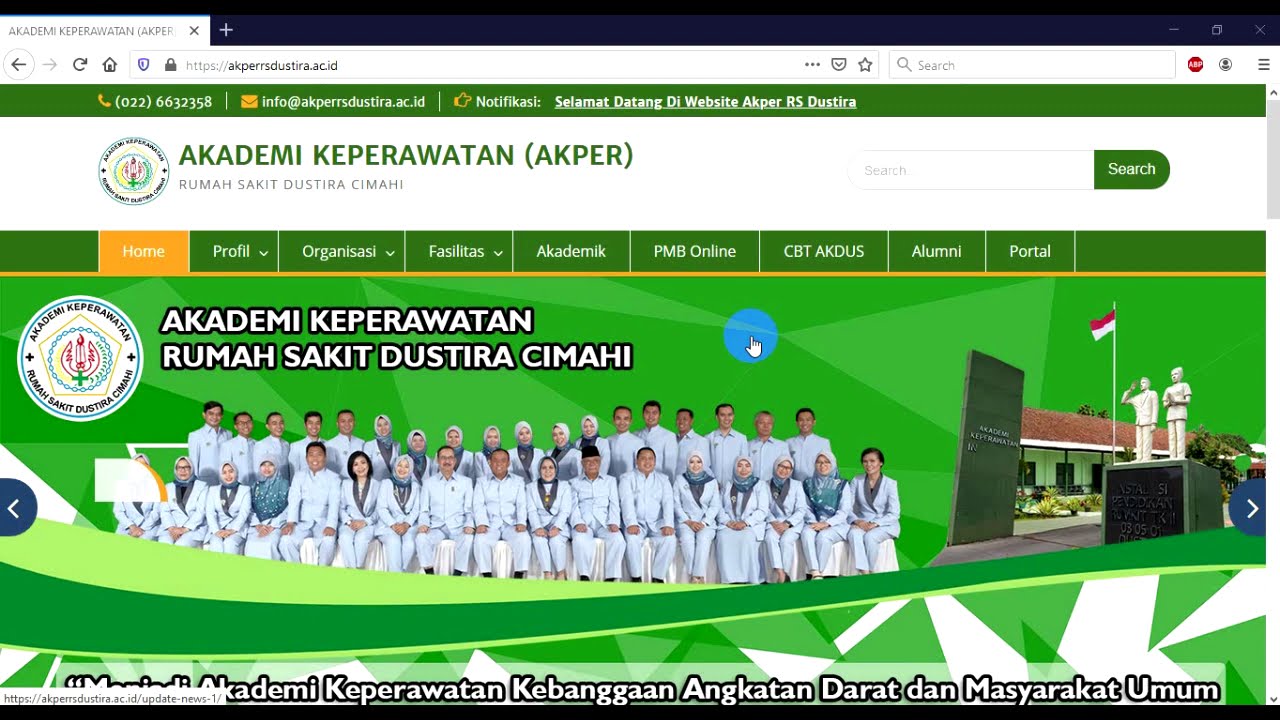 Sistem Informasi Bidang Keuangan Akper RS Dustira - YouTube