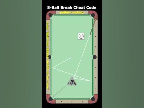 8-Ball Break Cheat Code - Pattern Racking - YouTube
