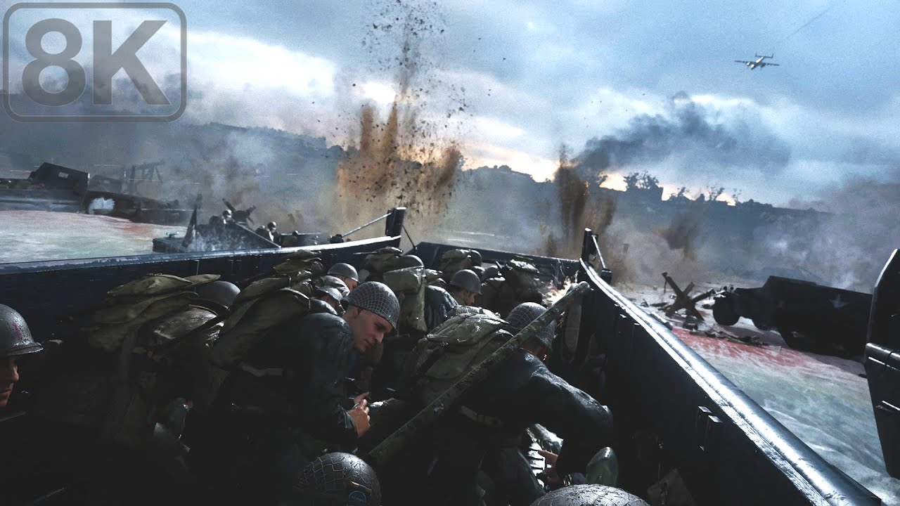 D - Day WW2 | Normandy Landings 1944 | Call of Duty World War 2 | RTX ...